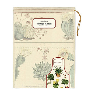 Succulents Vintage Apron