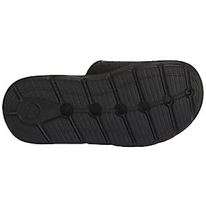 Under Armour Boys' Ignite Pro Slide, (001) Black/Black/White, 2, US