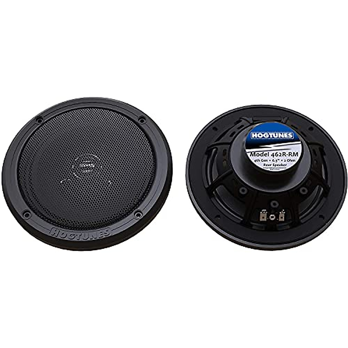 Hogtunes 462R-RM Gen4 6.5" 2 Ohm Replacement Rear Speakers with Grills for 2014+ Harley-Davidson Ultra/Trike Models 462R-RM
