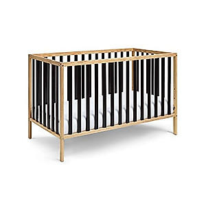 Baby Cache Deux Remi Island 3-in-1 Convertible Crib (Do Re Me) Natural & Black