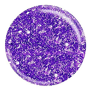 L.A. Colors Glitter Vibes Nail Polish (Purple-Razzi)