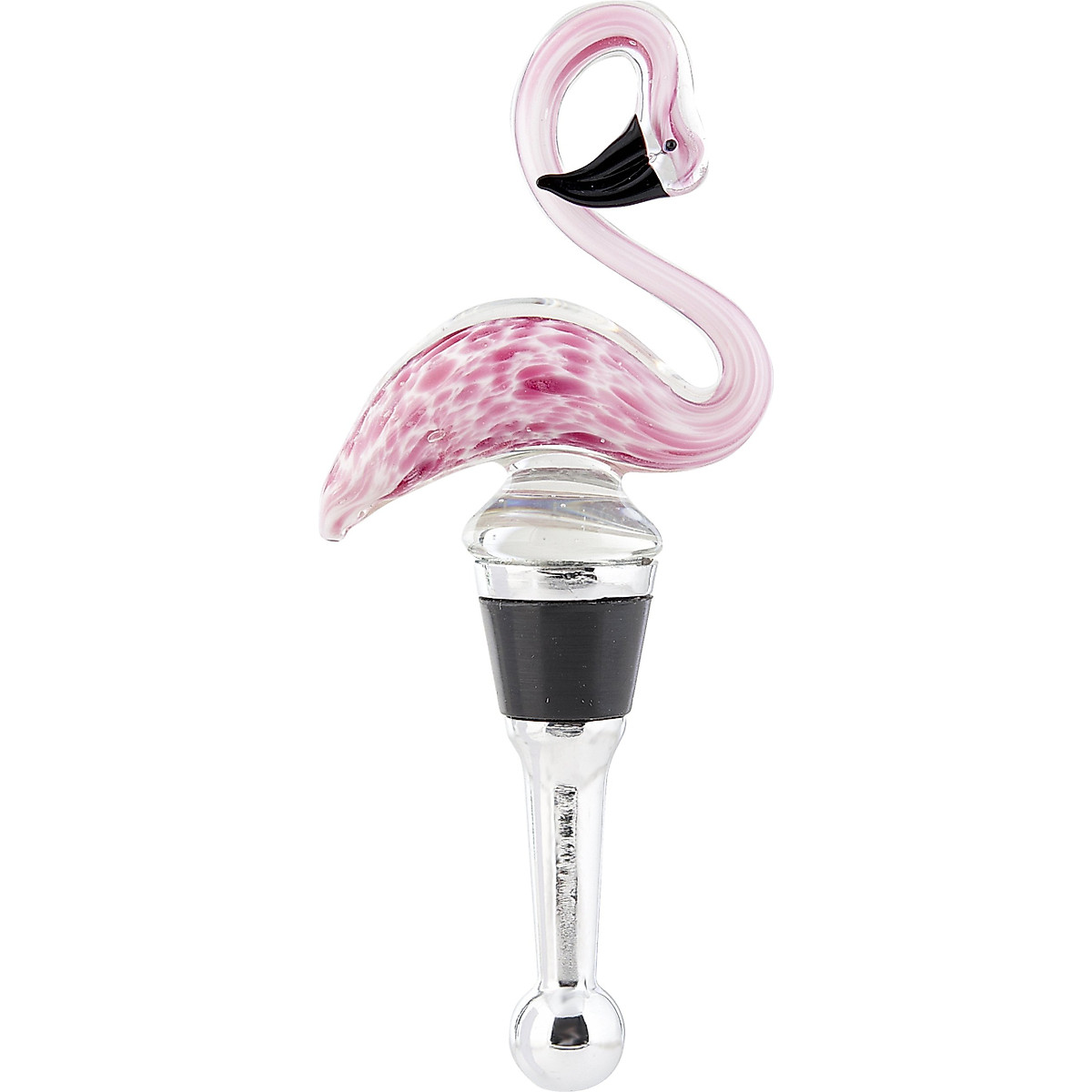 LSArts Wine Bottle Stopper, Flamingo