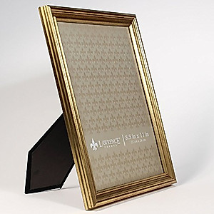 Lawrence Frames 536281 8.5x11 Sutter Burnished Gold Picture Frame