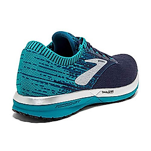 Brooks Womens Ricochet Running Shoe - Navy/Blue/White - B - 5.0