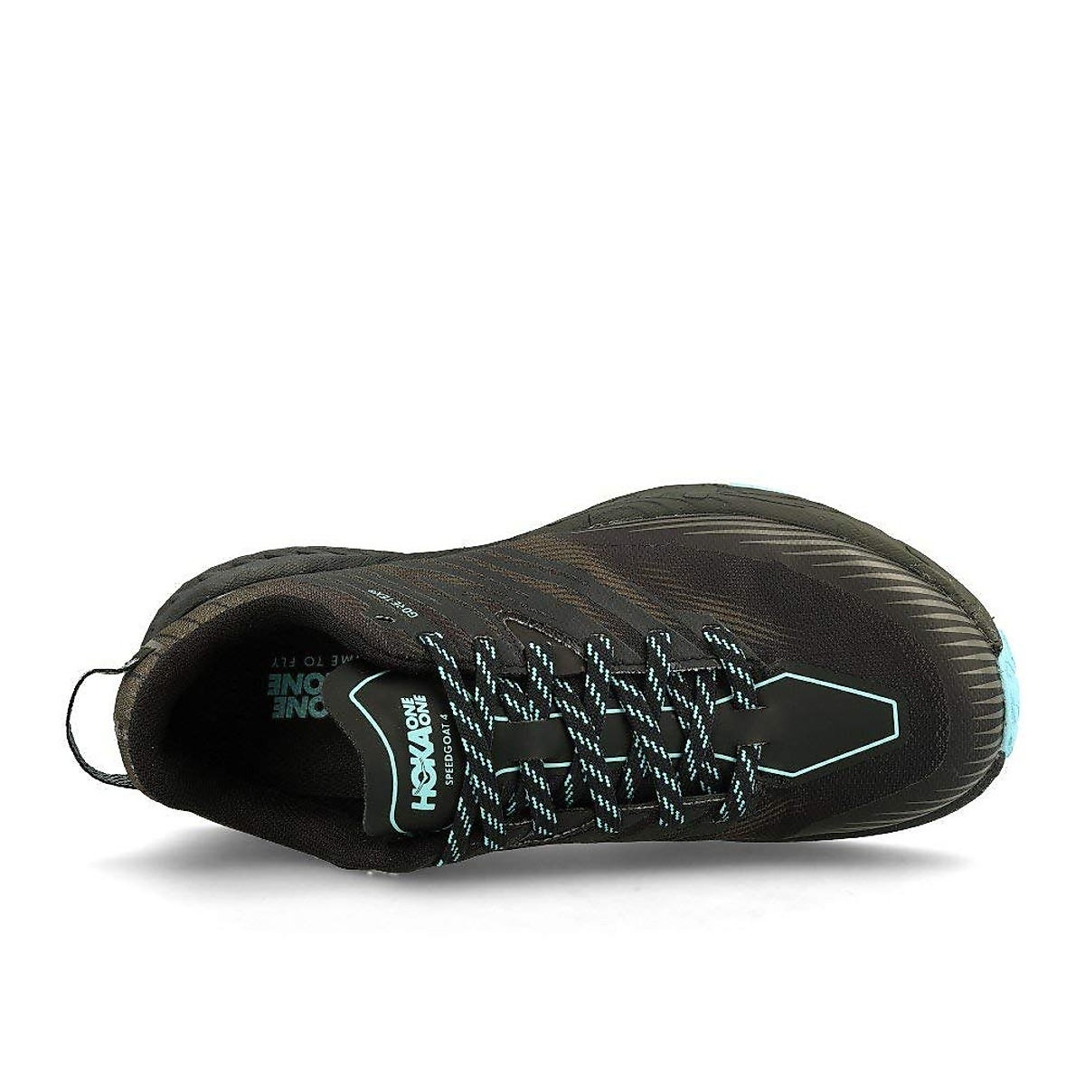 HOKA ONE ONE Womens Speedgoat 4 GTX Mesh Anthracite Dark Gull Grey Trainers 9.5 US