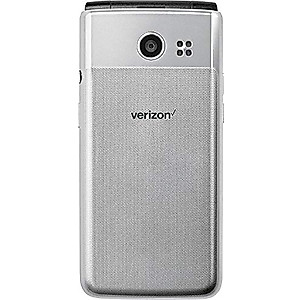 LG - Exalt 4G LTE VN220 with 8GB Memory Cell Phone - Silver (Verizon) (Renewed)