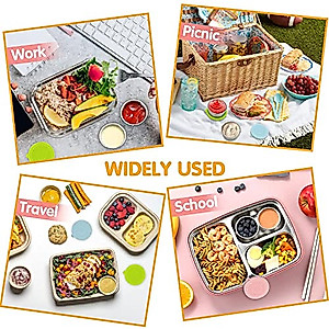 Salad Dressing Containers To Go, 3x1.7oz Small Stainless Steel Condiment Containers with Lids, Leakproof Dip Containers, Reusable Mini Sauce Container, Premium Silicone Lids Dipping Sauce Cups