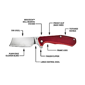Gerber Gear Asada, Folding Cleaver, Red