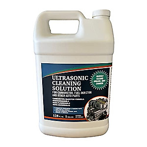 NORTHWEST ENTERPRISES Ultrasonic Cleaner Solution for Carburetors and Engine Parts, Ultrasonic Cleaning Solution and Washing Compound for Ultrasonic and Immersion Washers - Concentrated (1 Gallon)