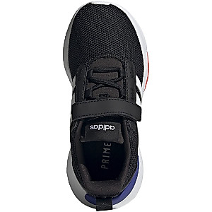 adidas Unisex-Child Racer TR21 Running Shoe, Black/White/Sonic Ink, 11 Little Kid