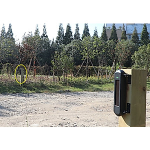 HTZSAFE Solar Wireless Outdoor Photoelectric 3 Beam Sensor Waterproof(IP66) Wireless Transmission Range Up to 1/2 Mile Infrared Detection Range Up to 300 Feet