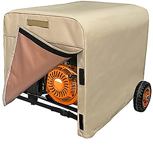 Jorohiker Generator Cover Waterproof 32 x 24 x 24 inch, Heavy Duty Thicken 600D Polyester Universal Generator Cover for Portable Generators 5000-10000 Watt