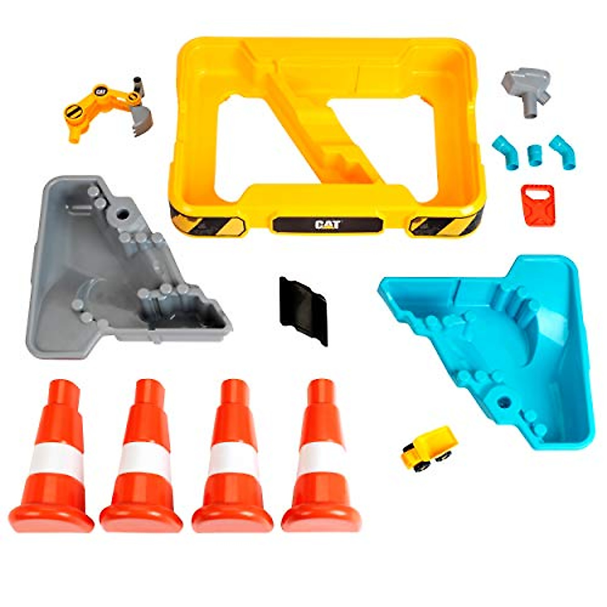 Klein Theo CAT Sand and Play Table Premium Toys for Kids Ages 3 Years & Up