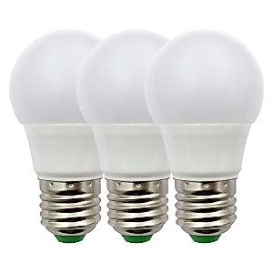 E26 12V Low Voltage LED Light Bulbs Warm White 3000K, E27 Edison Standard Screw Base lamp 3W 12-24V 35W Equivalent Halogen for Off-Grid Solar System Lighting, RV, Solar Panel Project, Pack of 3