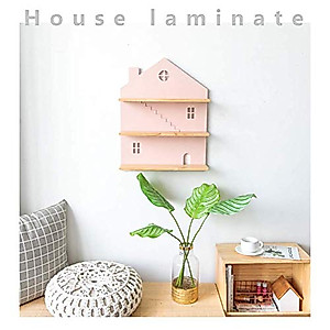 PIBM Stylish Simplicity Shelf Wall Mounted Floating Rack Shelves Retro Partition Storage Sundries Cosmetic Multifunction Storage Bedroom,3 Sizes, a , 40X9X52CM