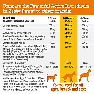 Allergy Immune Supplement for Dogs - with Omega 3 Wild Alaskan Salmon Fish Oil + Multifunctional Supplements for Dogs - Glucosamine Chondroitin