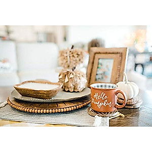 Mud Pie Petite Wood Candle, Brown, Large