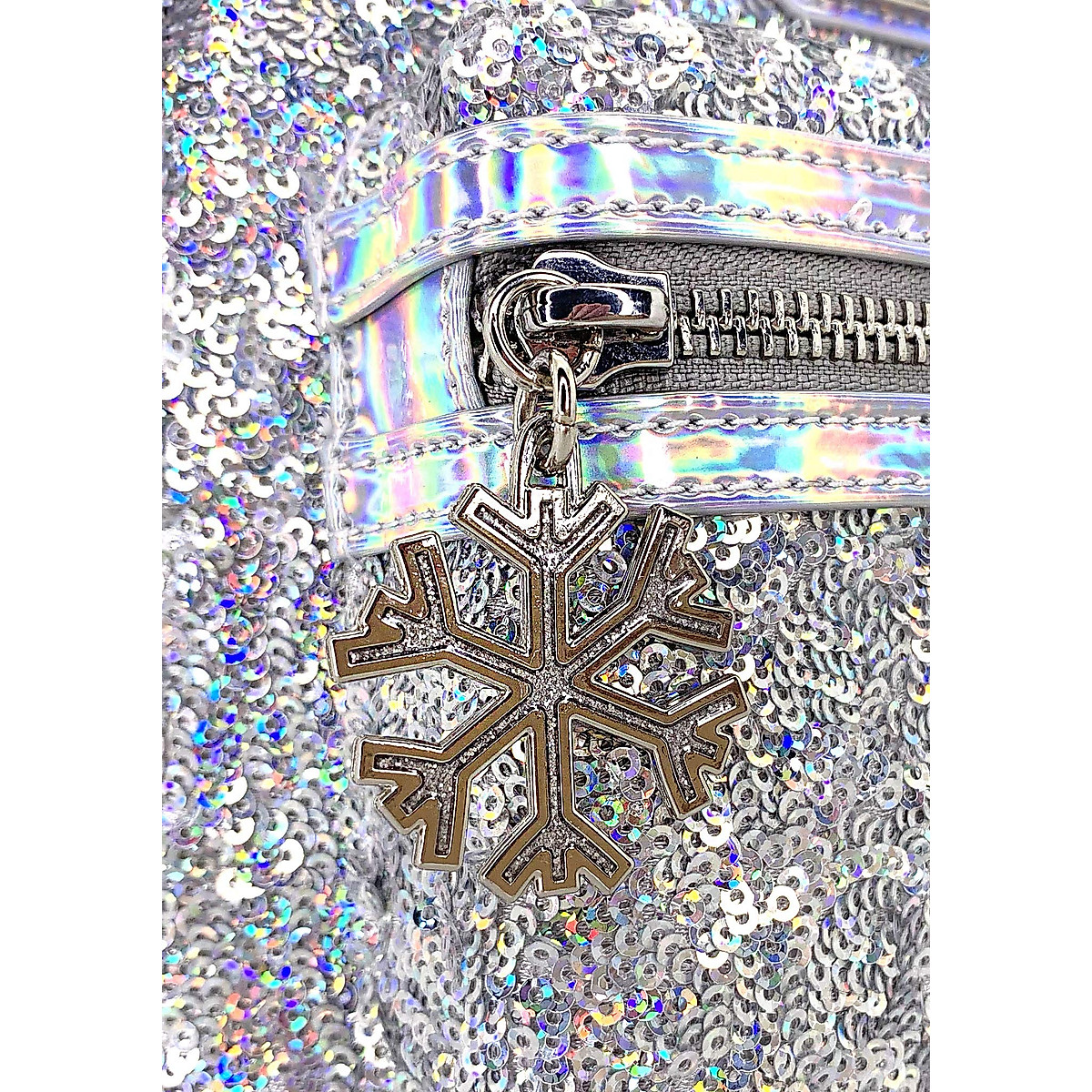 Loungefly X LASR Exclusive Disney Holographic Sequin Minnie Mini Backpack