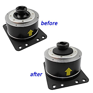 WELLMETE 2 Pack Silicone Dust Proof Cover for Flight Stick Base - Fully Compatible with THRUSTMASTER Hotas Warthog Flight Stick Magnetic Base(Black)