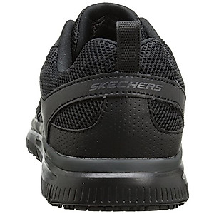 Skechers Men's Flex Advantage Sr Work Shoe, Black, 14 W US