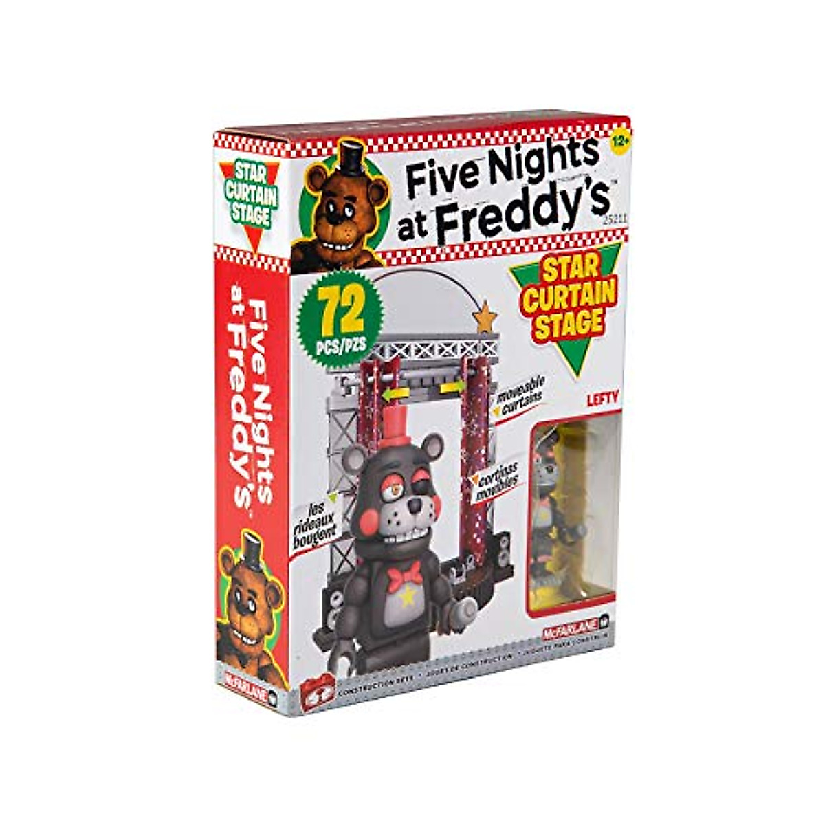 McFarlane Toys Five Nights at Freddy’s Star Curtain Stage Small Construction Set