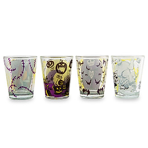 Silver Buffalo NB110864 Disney Nightmare Before Christmas Mini Glasses (4 Pack), Multicolor