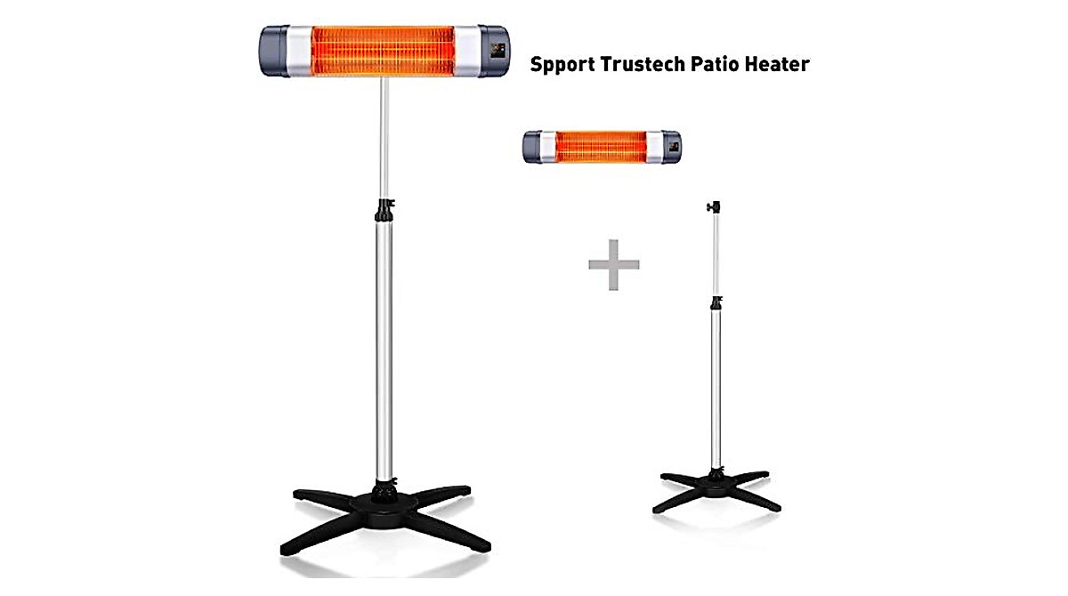 Adjustable TRUSTECH Heater Stand for Indoor/Outdoor Use
