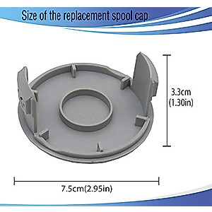 BOOTOP PIN AC14HCA Spool Cap, 522994001 One+ Replacement Spool Cap Compatible with Ryobi 18V, 24V, 40V Cordless Trimmers, Spool Cover 993373001 for P2000 P2005 P2006 RY24021 Weed Eater Parts