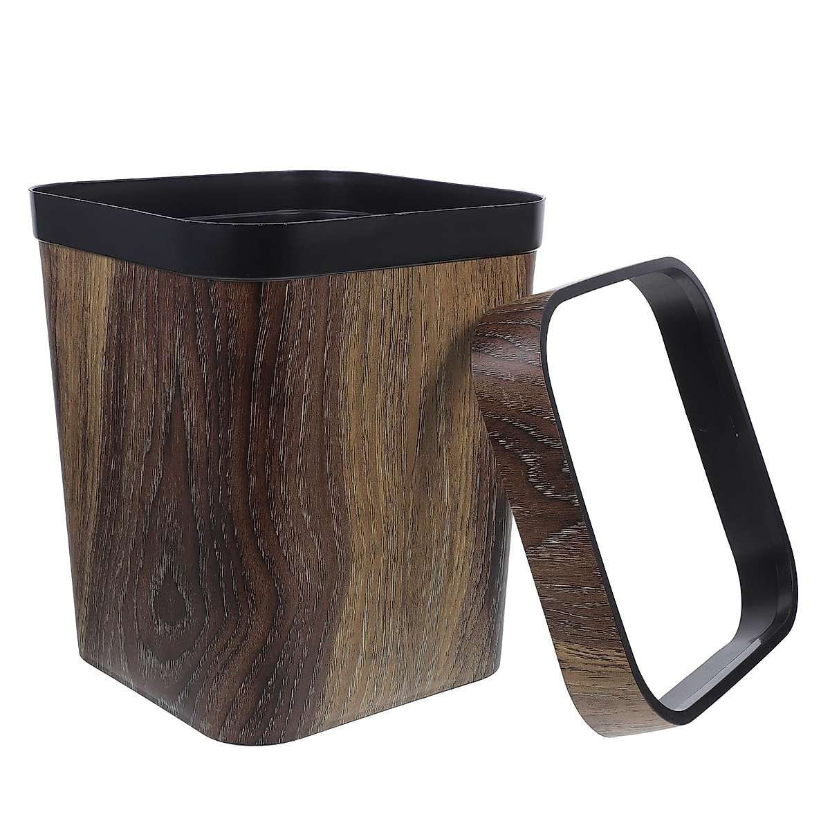 STOBAZA Trash Can Wastebasket Household Garbage Bin Home Office Bathroom Kitchen 10inx10inx12in