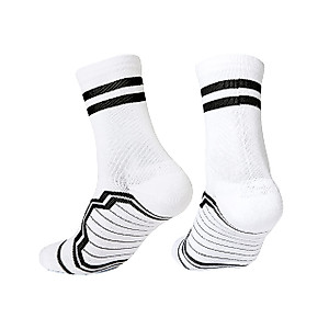 Performance Crew Socks - Moisture Wicking Control Comfort Fit Cushioned socks with Arch Compression 3-Pairs…