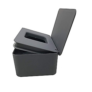 DEF Wipes Dispenser Baby Wipes Case Sealed Keeps Wet Tissue Fresh Flushable Case Holders Easy Open and Close Non-Slip for Desk Office Dorm Kitchen Washroom Vanity(Gray)