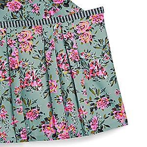 Vera Bradley Women's Lightweight Cotton Apron, Rosy Outlook - Recycled Cotton, One Size