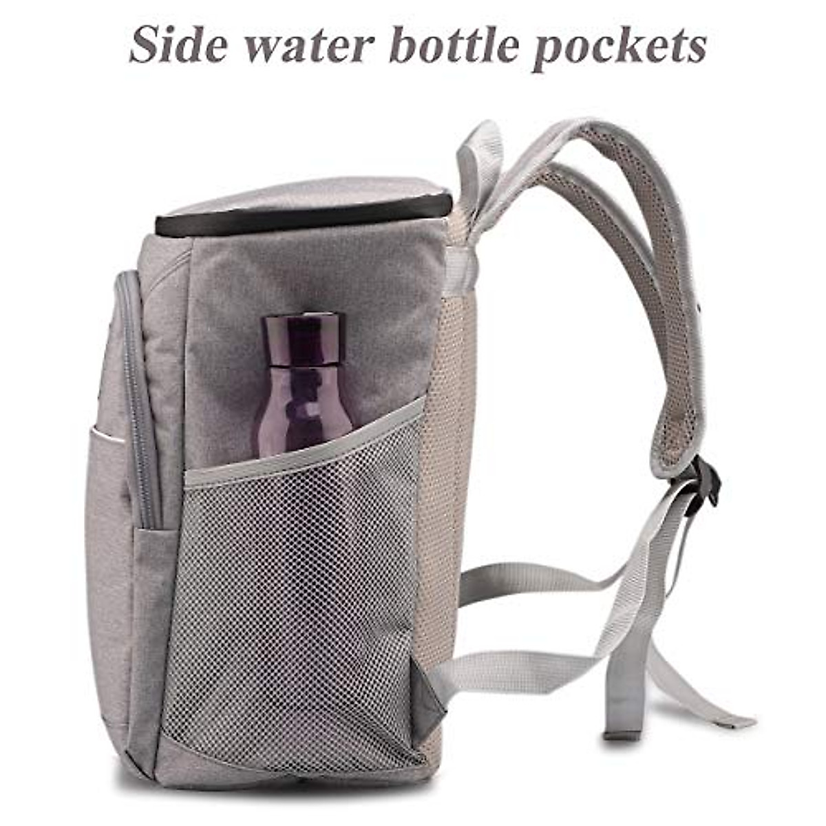 JUMO CYLY Insulated Cooler Bag Backpack soft Leakproof Lunch Backpack, 20 Can (Blue)