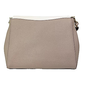 Kate Spade Leila Medium Pebbled Leather Shoulder Bag (Warm beige)