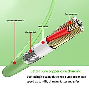 iPhone Fast Charger Cable 5Pack color [Apple MFi Certified] 6FT Long Lightning Cable High Speed Charging Data Sync USB Cord Compatible iPhone 13/12/11 Pro Max Mini/XS MAX/XR/X/8/7/Plus/6S iPad AirPods