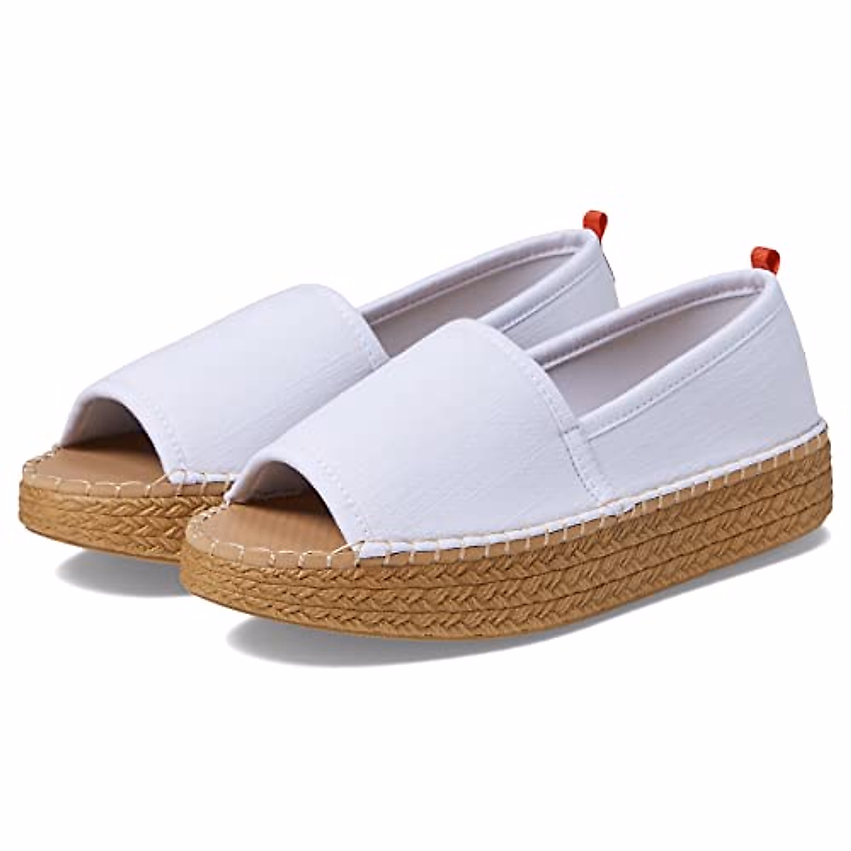 Sea Star Beachwear Coastal Platform Water Shoe White Denim 9 M
