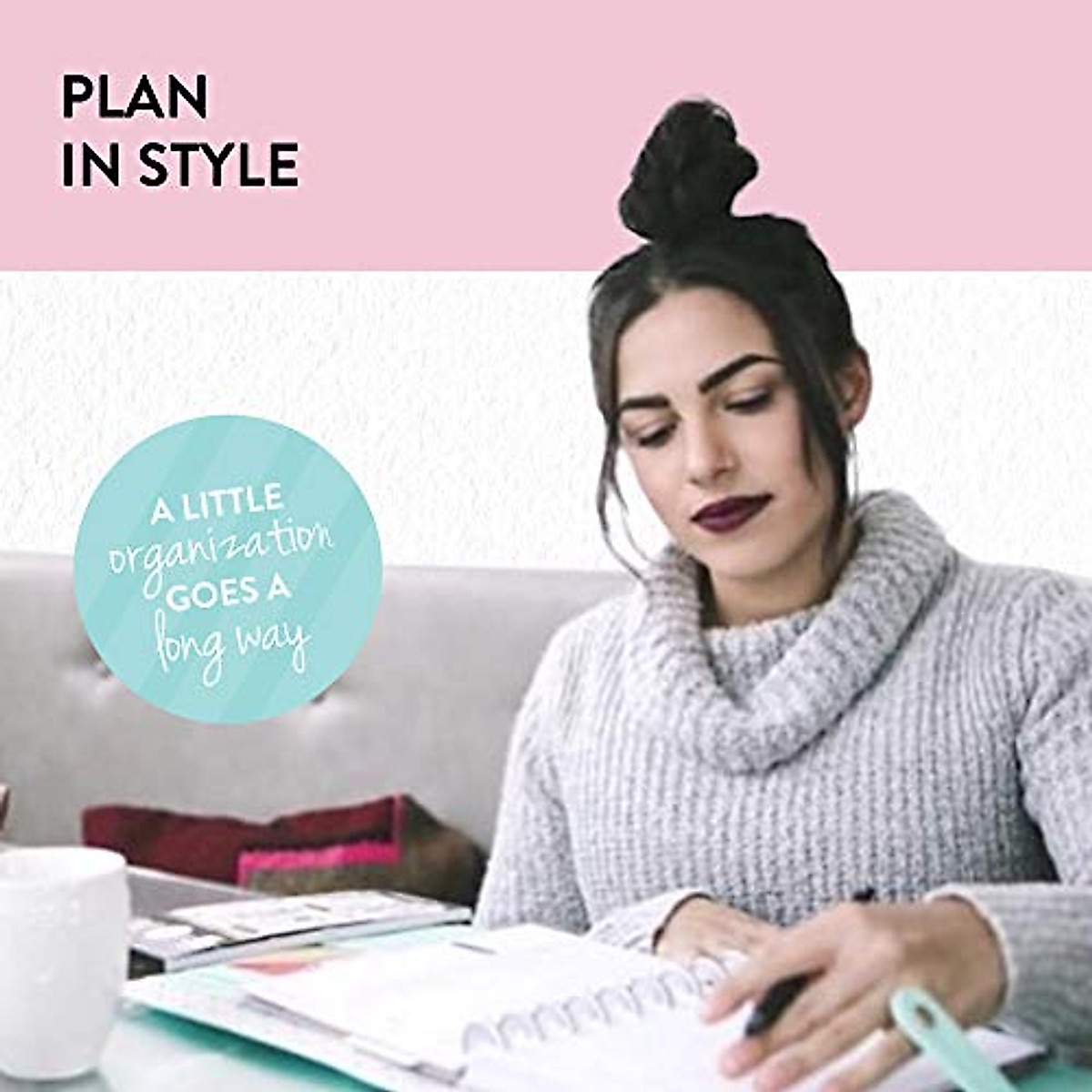 me & my BIG ideas Plastic Expander Discs, Black - The Happy Planner Scrapbooking Supplies - Add Extra Pages, Notes & Artwork - Create More Space for Notebooks, Planners & Journals - Expander Size