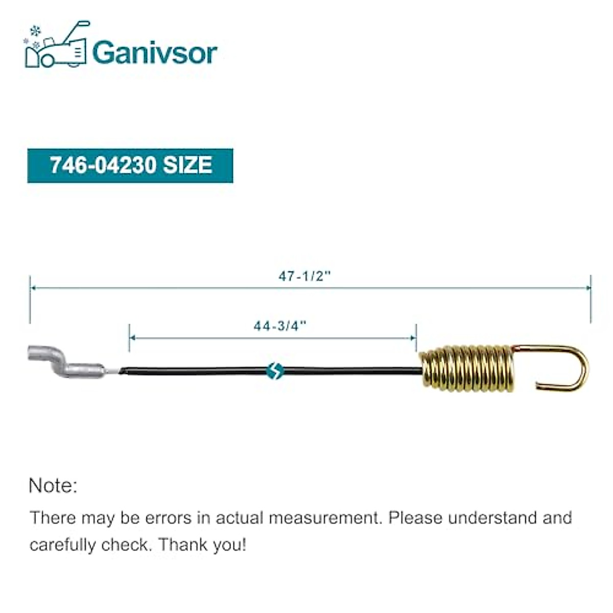 Replacement Snow Blower/Thrower Auger Drive Clutch Traction Control Cable for MTD Cub Cadet 746-04230A 946-04230A 31AH5DQ8766 31AH64Q4 31AH63N2711 31AH54P4766