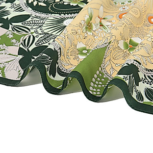 RIIQIICHY Mulberry Silk Scarf Head Scarf for Women Hair Scarf Silk Scarf for Hair Wrapping at Night 21 × 21 inches