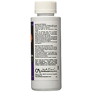 Continuum Aquatics Fraction - Concentrated Water Conditioner Instantly Removes Chlorine, Ammonia, and Chloramine in Marine Saltwater and Freshwater Aquariums 125-ml