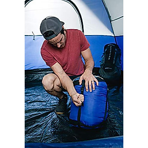 Stansport Prospector 5 Lb Rectangular Sleeping Bag - 33 in X 75 in, Purple