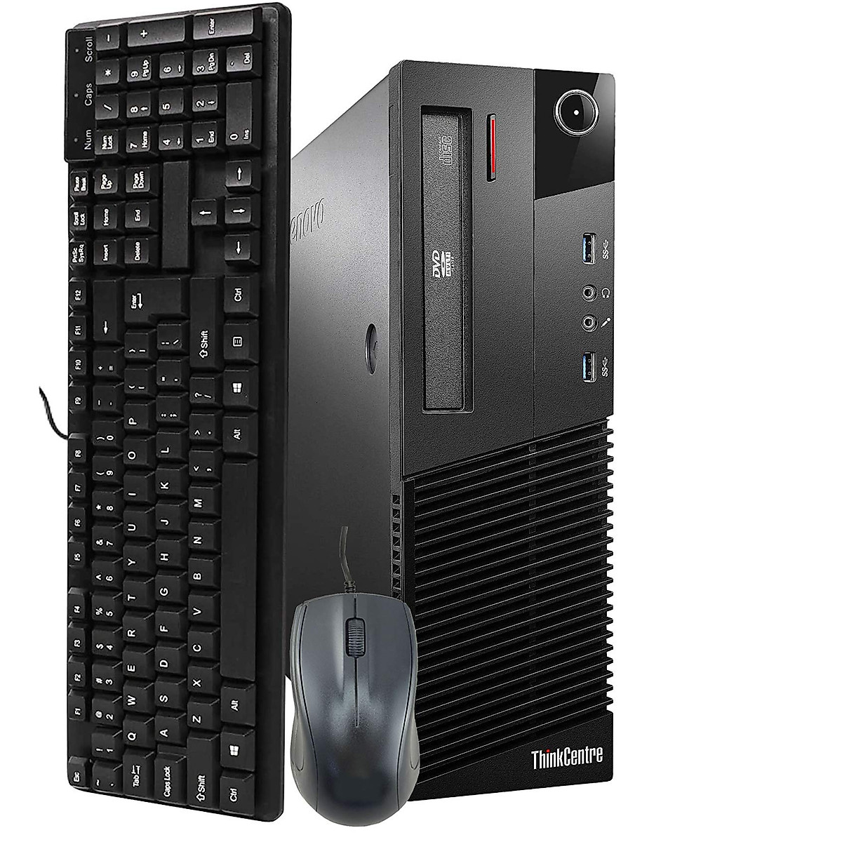 Lenovo M93P SFF Computer Desktop PC, Intel Core i7 3.4GHz Processor, 16GB Ram, 512GB M.2 SSD, Keyboard & Mouse, WiFi | Bluetooth, Nvidia GeForce GT 1030 2GB DDR5, Win 10 Pro (Renewed)