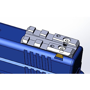 ADE Optic Red Dot Sight Mount Picatinny Plate for Taurus GX4,G3C,Canik TP9SA for Install Pistol Red Dot Sight fits Trijicon RMR,Doctor,Vortex,Burris +Built in Screw Hole for Shield RMSc Footprint