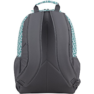 FUEL Ultimate Concept Backpack, Turquoise/Ash Gray/Squiggle Textile Print