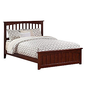 AFI Mission Traditional Bed, Queen, Brown