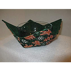 Christmas Gingerbread Men Soup Bowl Cozy