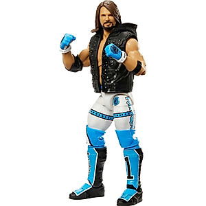 Mattel WWE AJ Styles Ultimate Edition Action Figure with Interchangeable Accessories, Articulation & Life-Like Detail, 6-inch