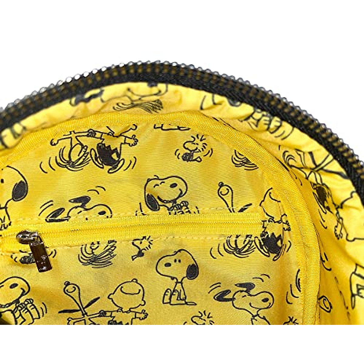 Loungefly Peanuts Snoopy and Charlie Brown Allover Print Womens Double Strap Shoulder Bag Purse