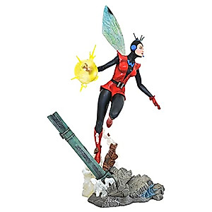 Diamond Select Toys Marvel Gallery: Wasp PVC Statue, Multicolor, 13 inches