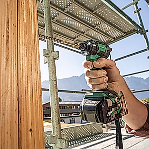 Metabo HPT 36V MultiVolt™ Cordless Triple Hammer BOLT Impact Driver Kit | 1/4-Inch Keyless | 5 Speed Modes | 3 LED Lights | Up to 1,903 in-lbs of Torque | IP56 Rated | Lifetime Tool Warranty | WH36DC